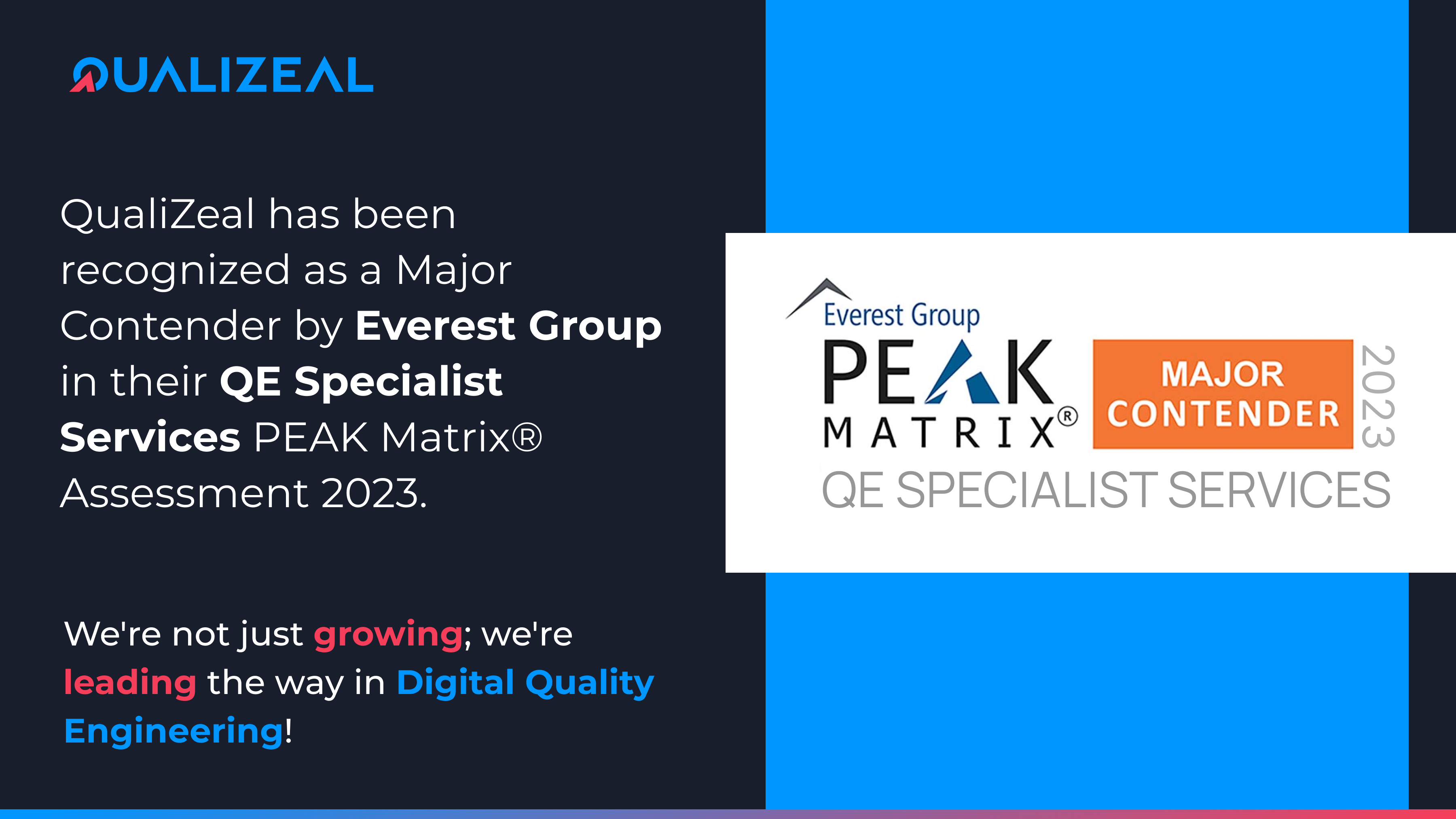 QualiZeal Recognized as a Major Contender in Everest Group’s Quality ...